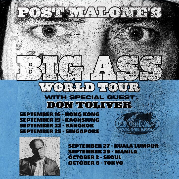 Post Malone Announces Big Ass Asia Tour with Don Toliver as Special ...