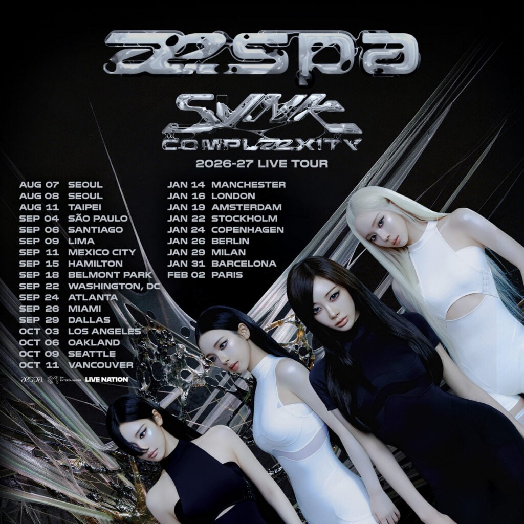 aespa Announces 2026-2027 LIVE TOUR – SYNK : COMPLæXITY World Tour ...