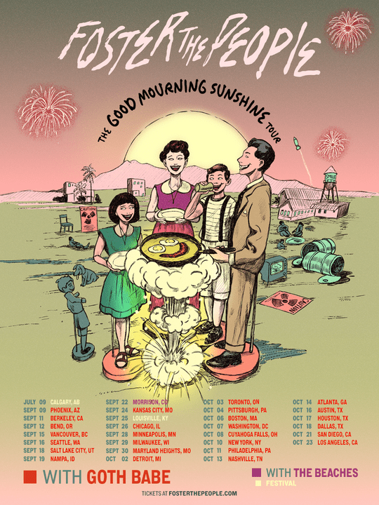 Foster The People Unveil ‘Good Mourning Sunshine’ North American Tour ...