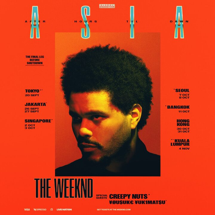 The Weeknd Announces Asia Dates for Record-Breaking 'After Hours Til ...